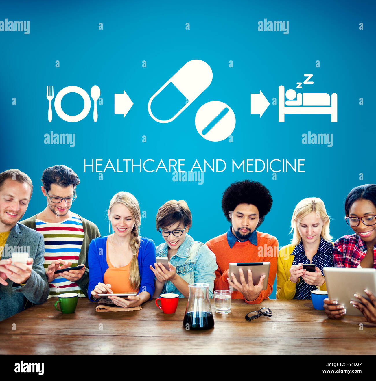 Healthcare Medicine Medication Medical Health Concept Stock Photo - Alamy