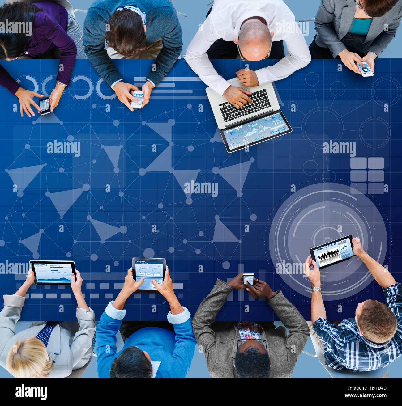 Technology Connection Innovation Internet Communication Concept Stock ...