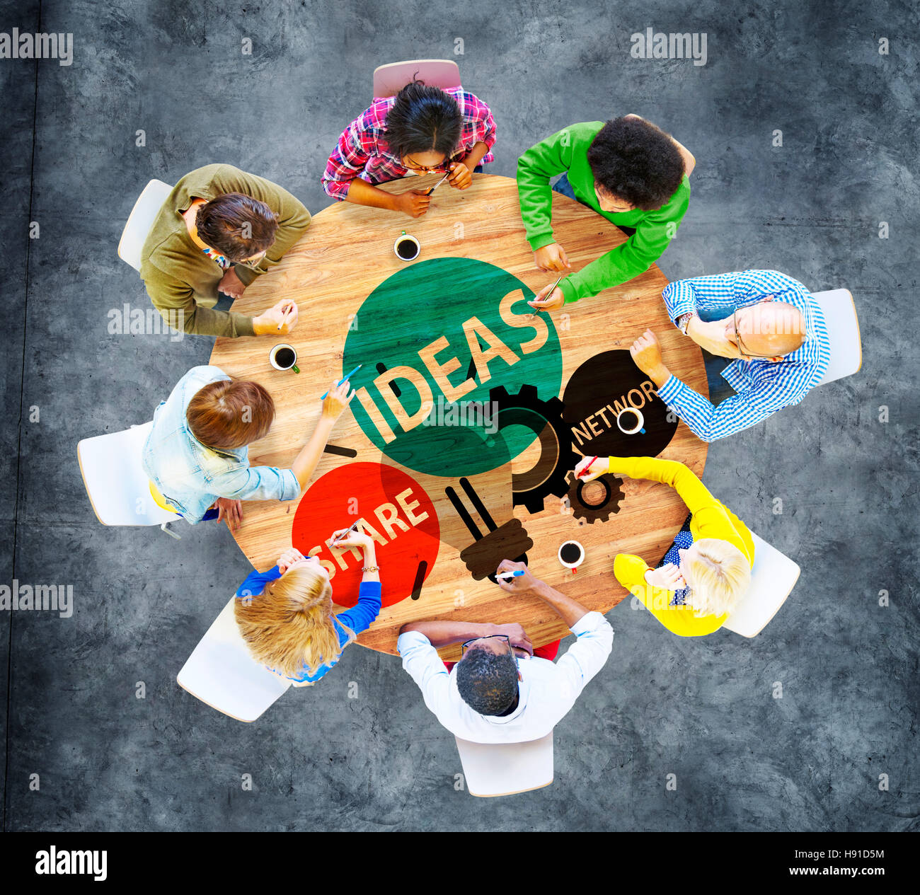 Ideas Innovation Creativity Knowledge Inspiration Vision Concept Stock ...