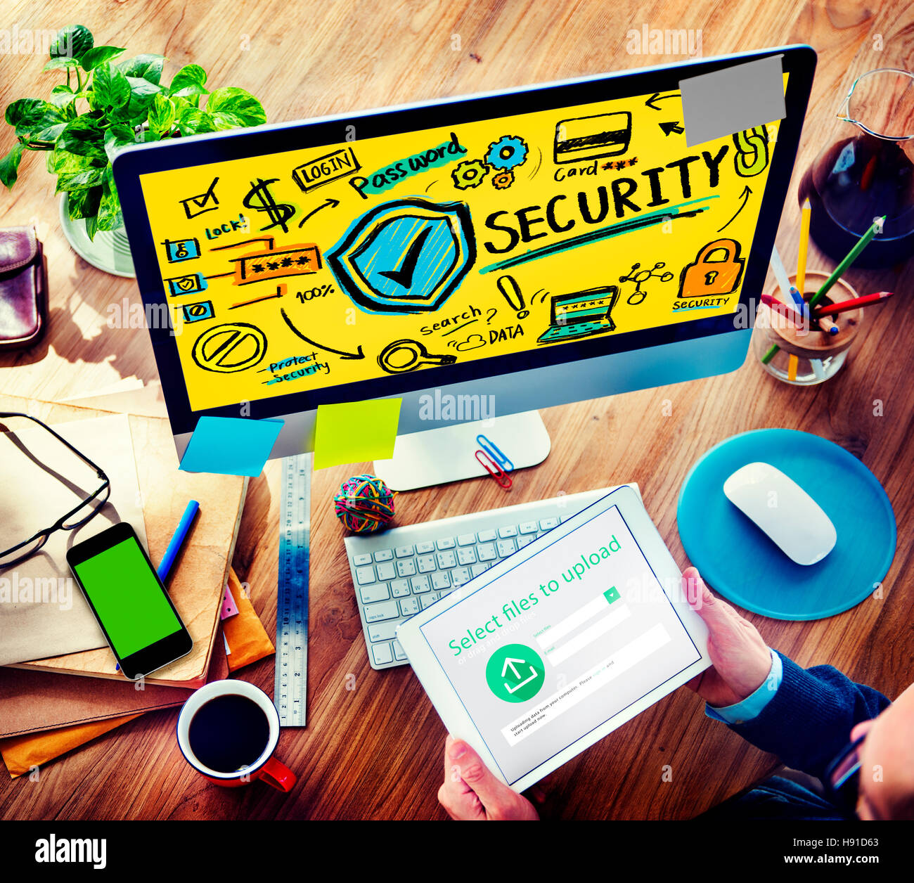 Security Shield Protection Privacy Network Concept Stock Photo - Alamy