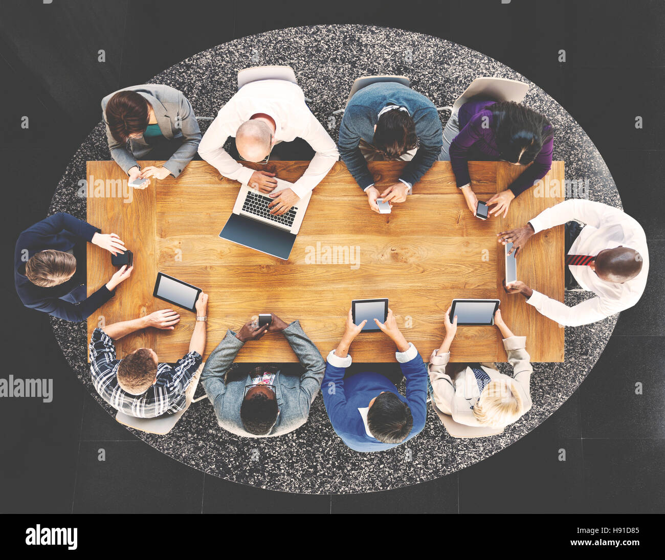 Business people Meeting Communication Connection Concept Stock Photo ...