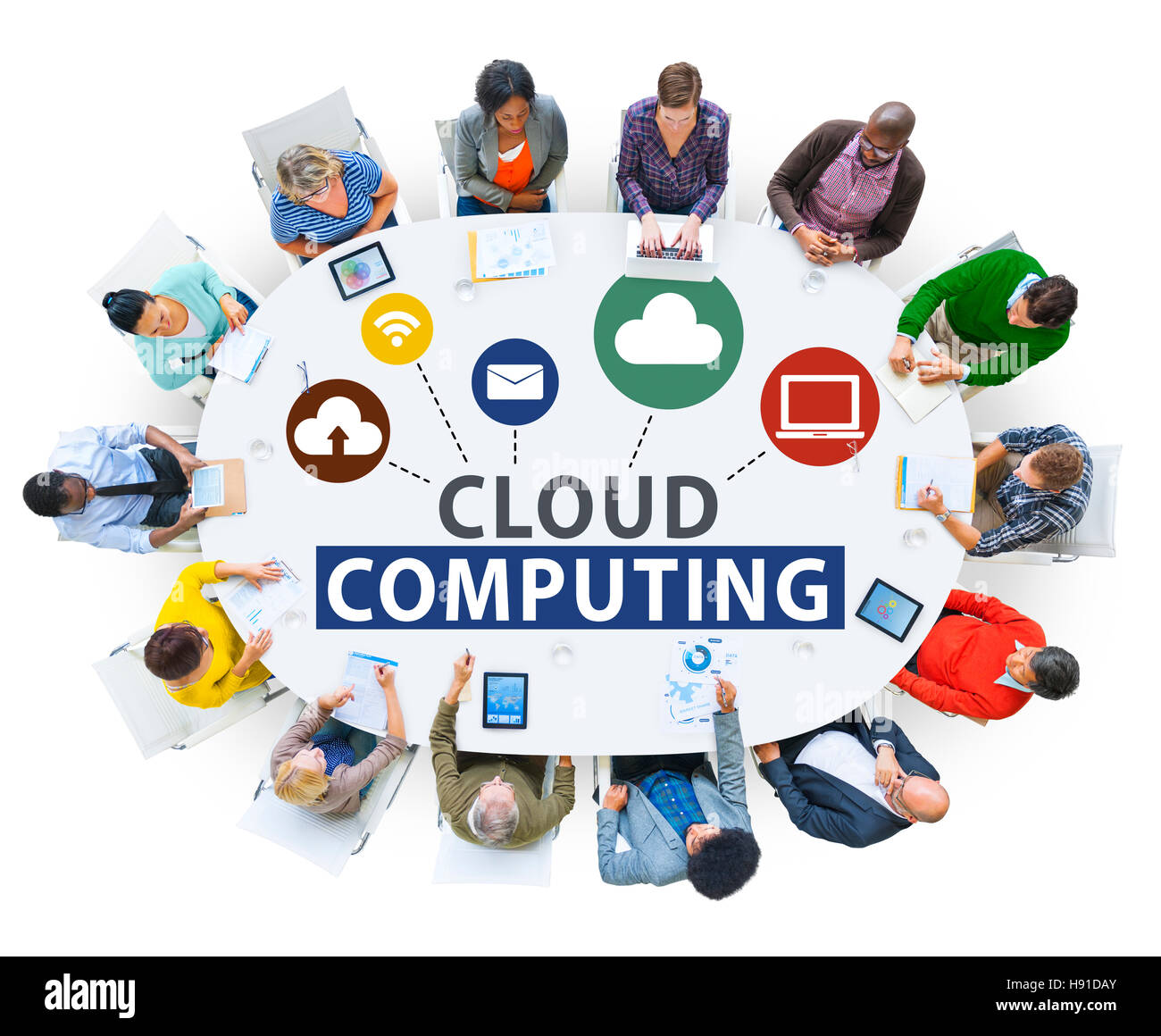 Aerial data storage Cut Out Stock Images & Pictures - Alamy