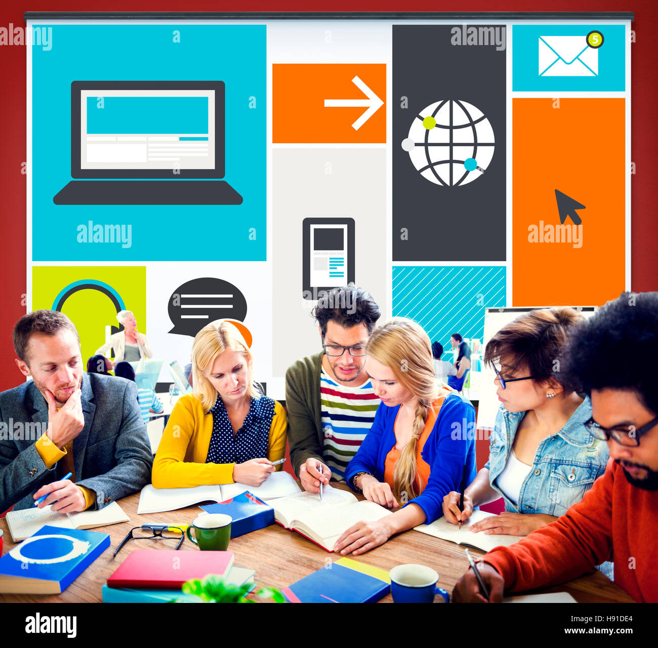 Computer Cloud Computing Storage Media Digital Concept Stock Photo - Alamy