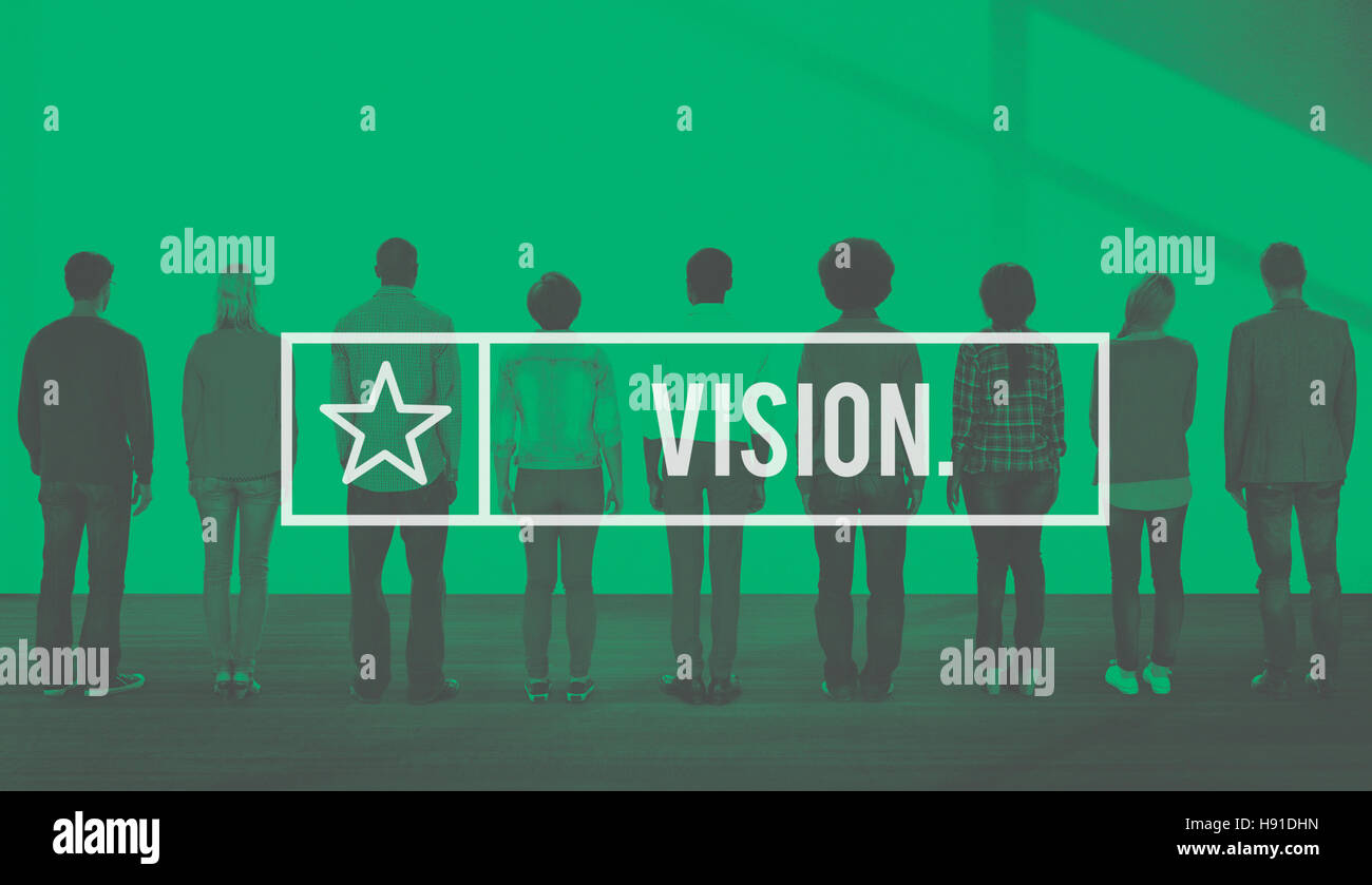 Vision Aspiration Direction Goals Inspiration Concept Stock Photo - Alamy