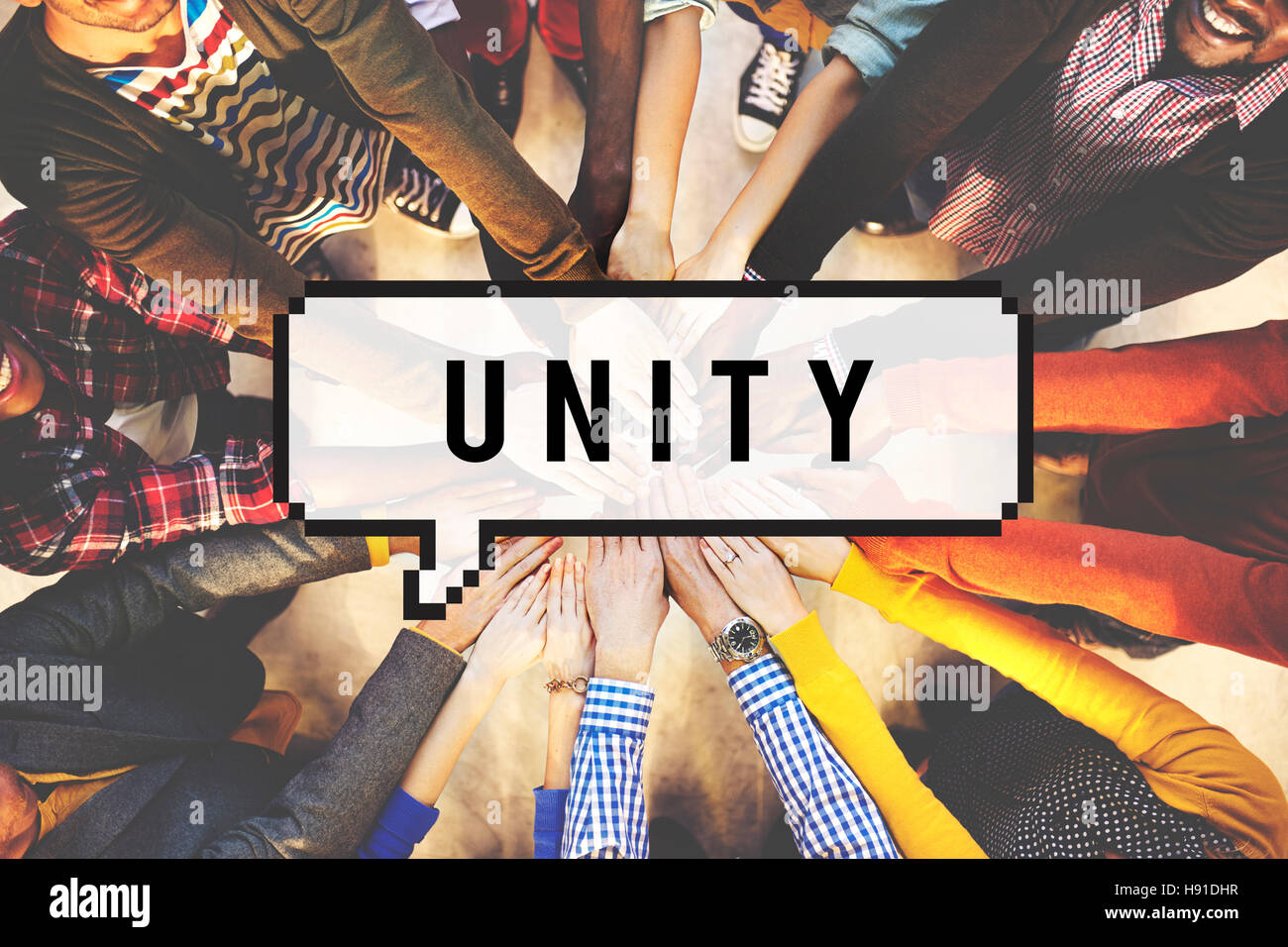 Unity Union United Support Teamwork Connection Concept Stock Photo - Alamy