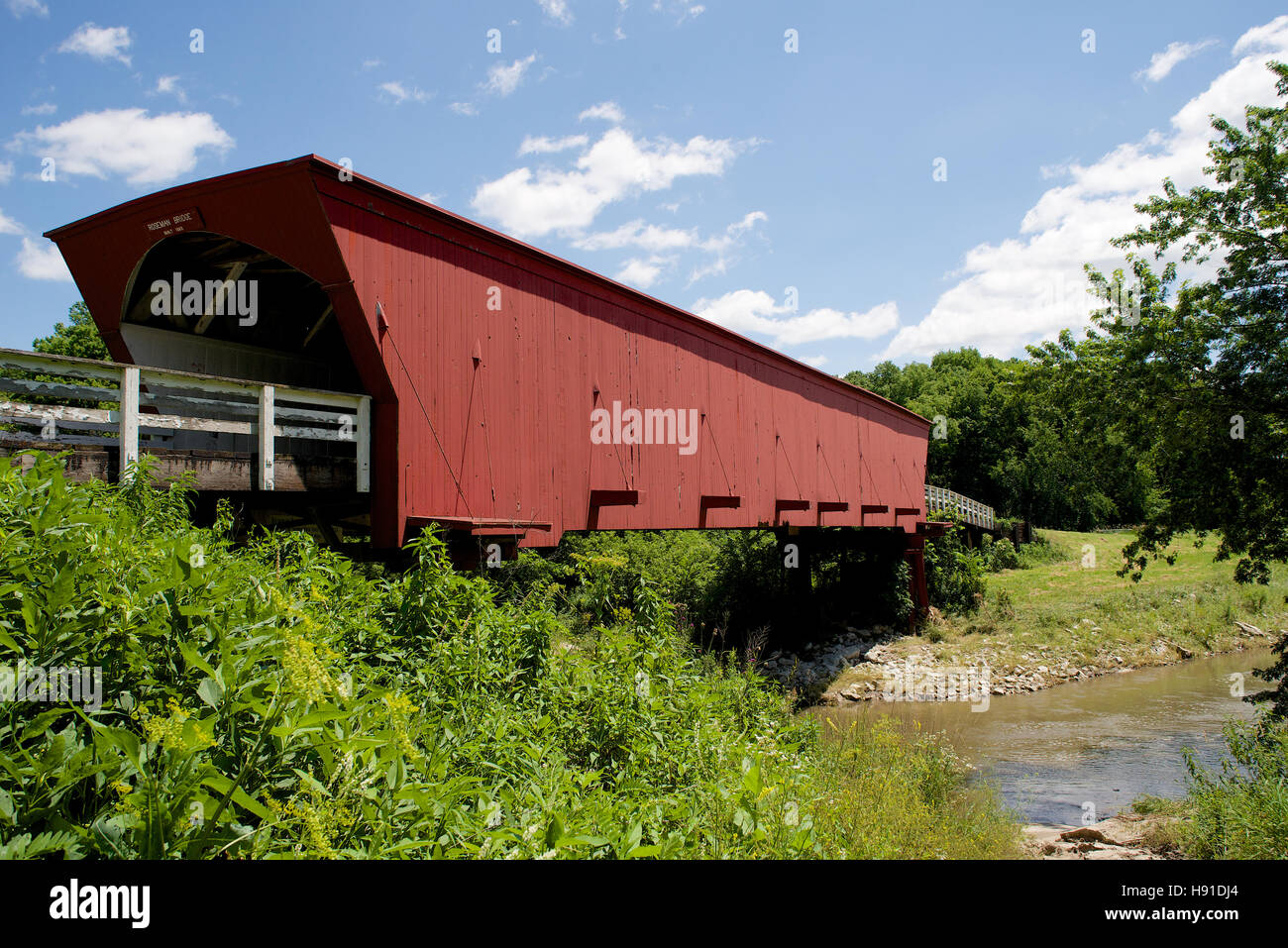 Roseman Bridge, Madison County, Iowa, USA Stock Photo - Alamy