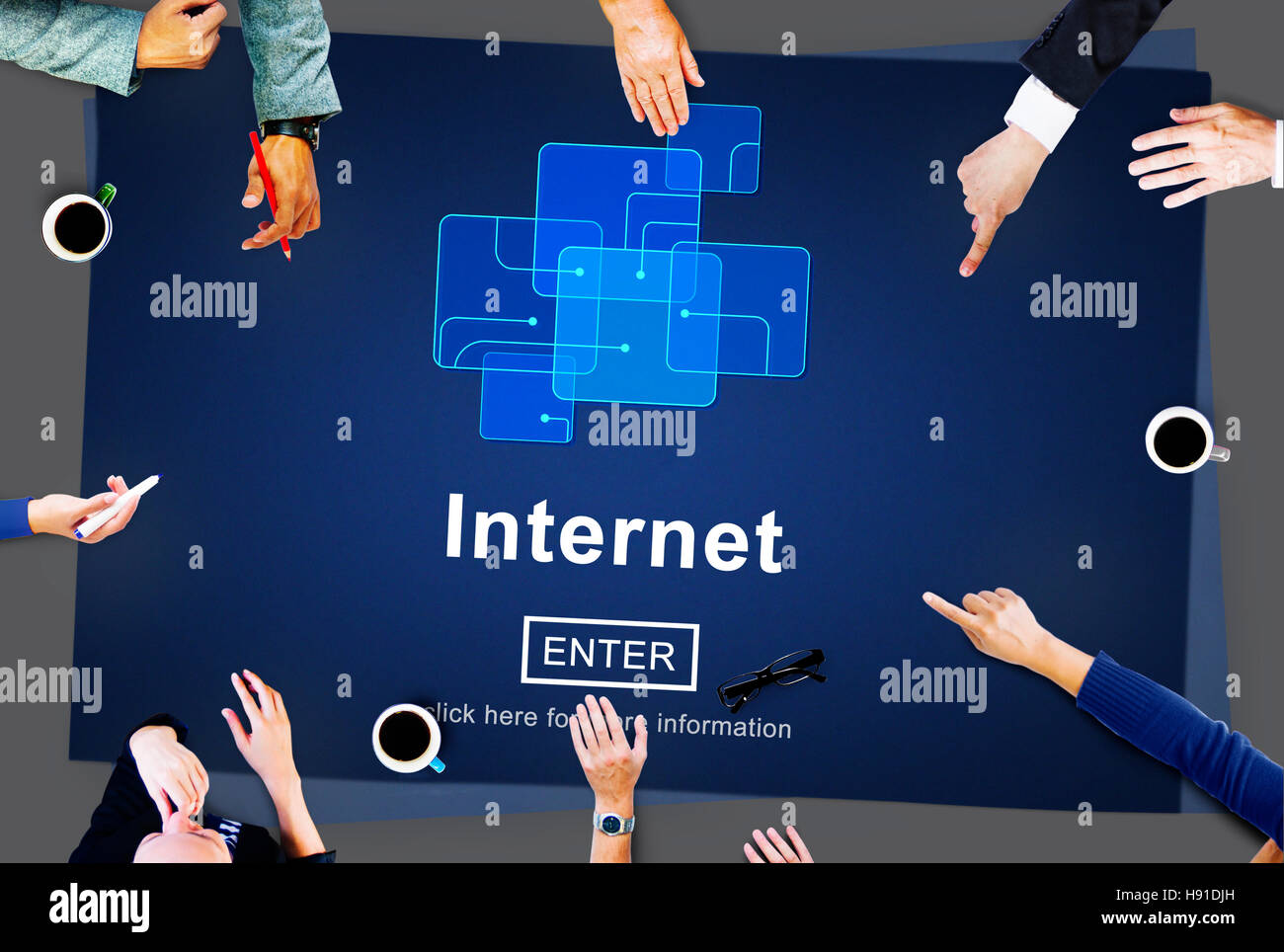 Business Team Discussion Meeting Team Concept Stock Photo - Alamy