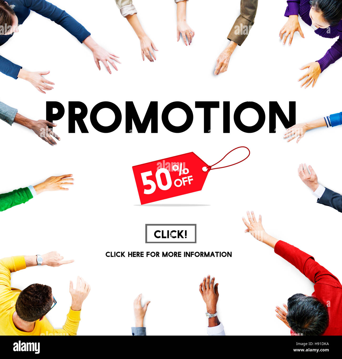Promotion Discount Price Tag Campaign Concept Stock Photo - Alamy
