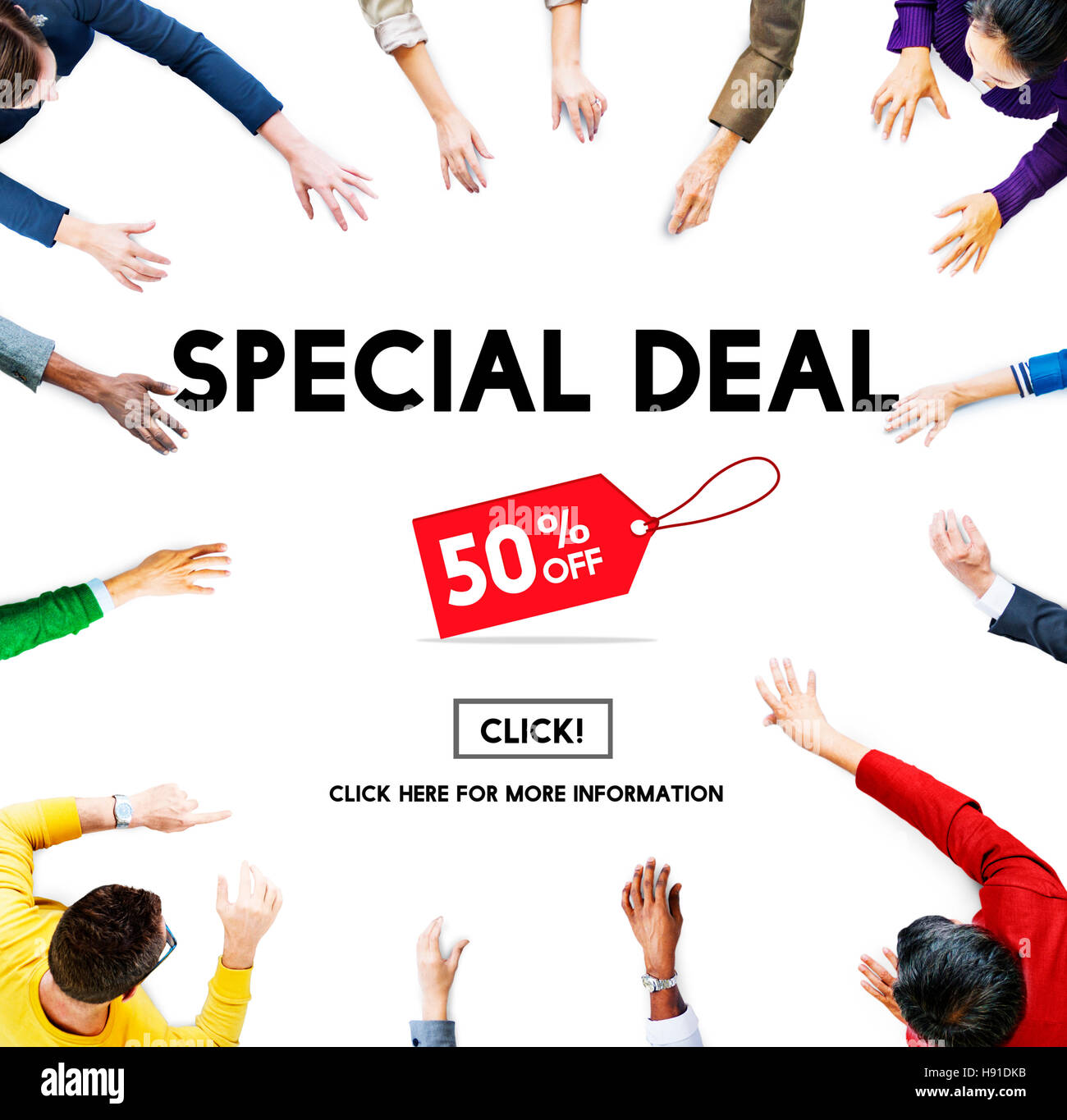 Special Deal Advertising Commecial Marketing Concept Stock Photo - Alamy