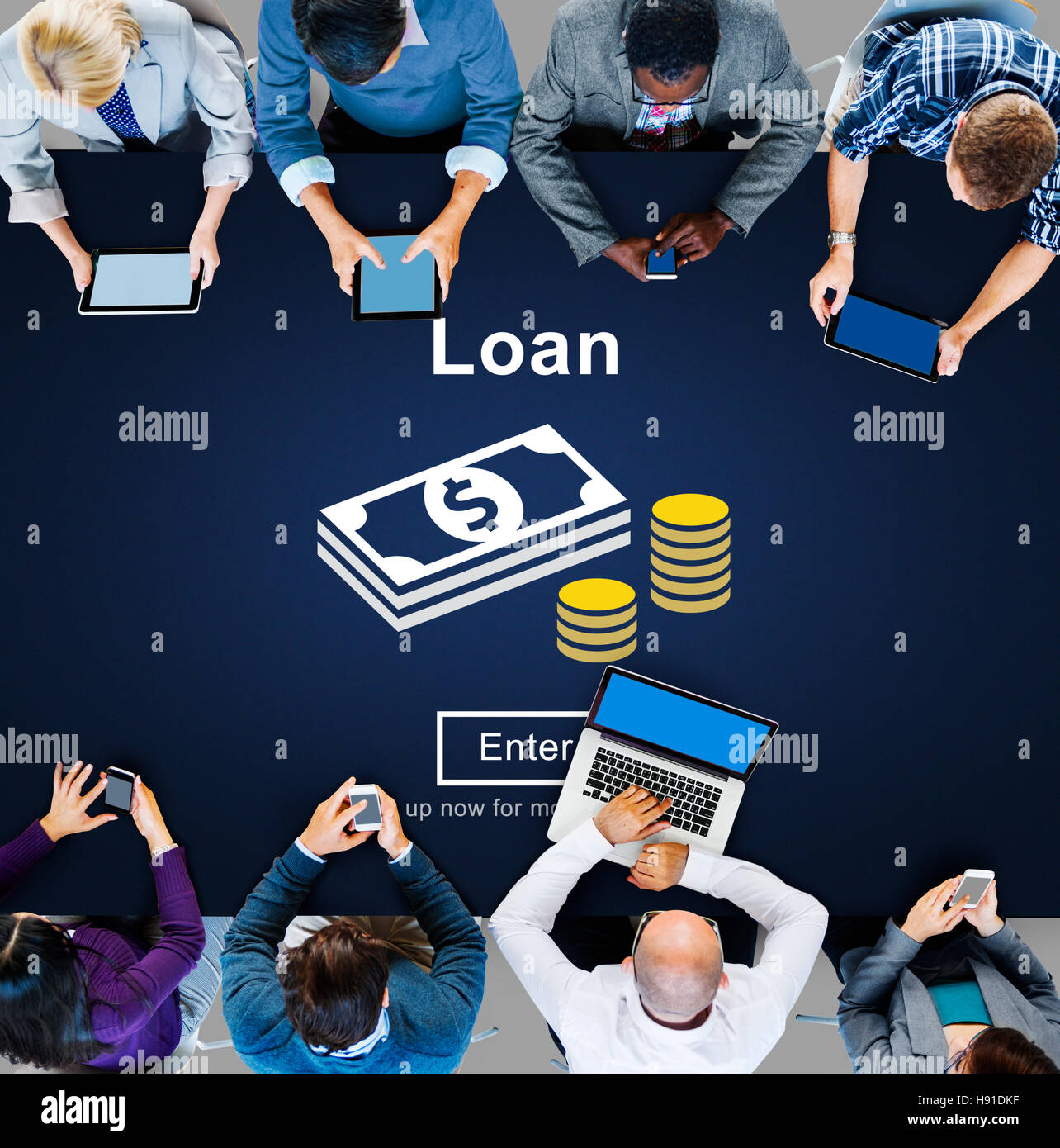 Loan Banking Capital Debt Economy Money Borrow Concept Stock Photo - Alamy