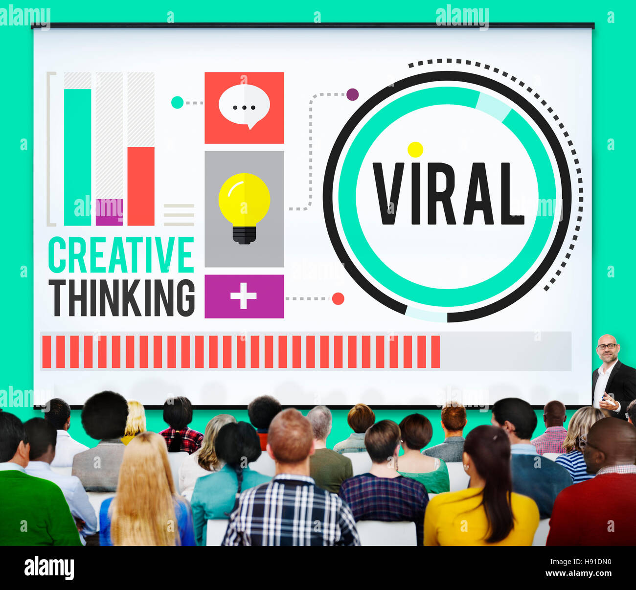 Viral Technology Global Communicatiion Sharing Concept Stock Photo - Alamy