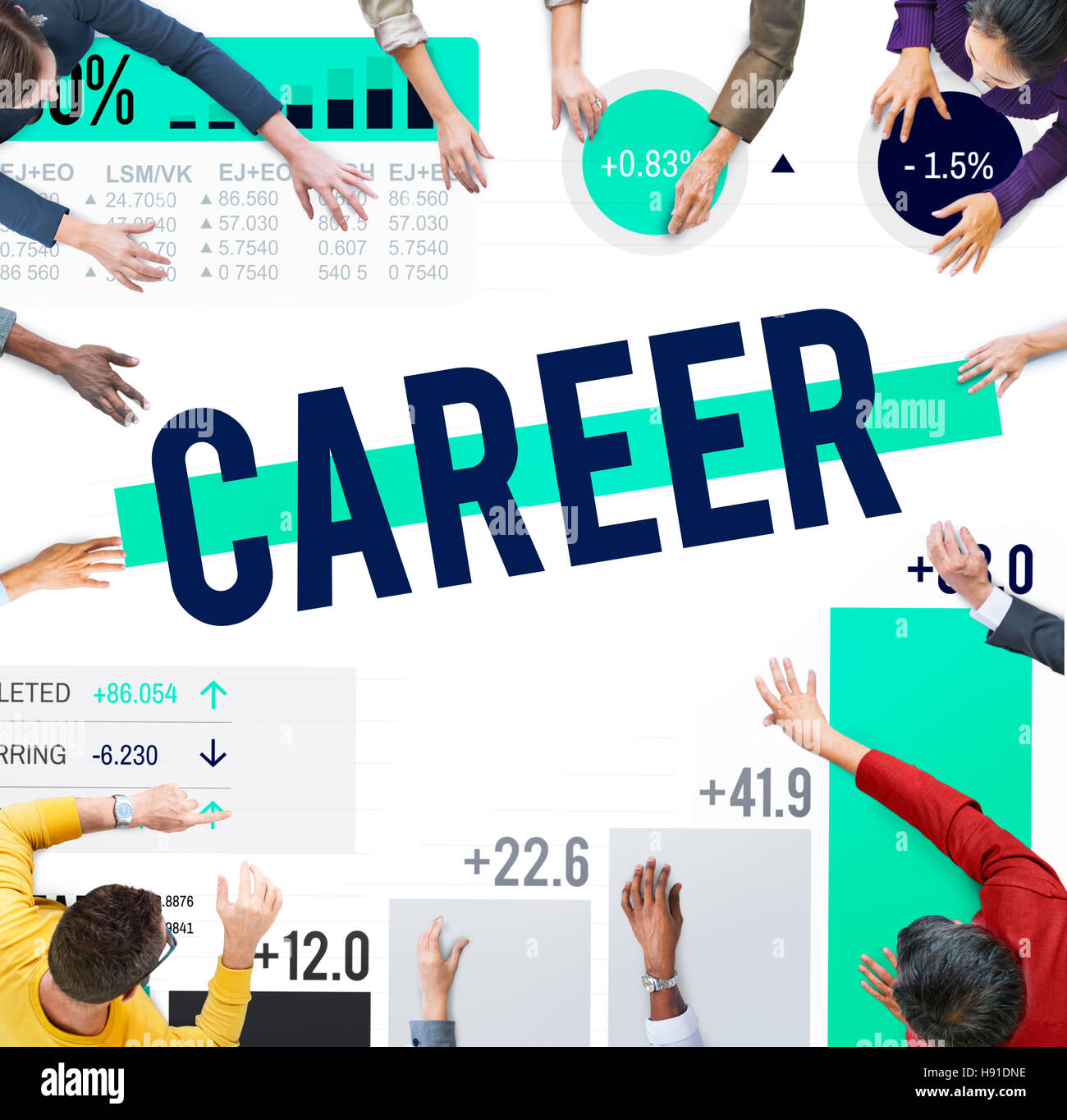 Career Employment Data Analysis Recruitment Concept Stock Photo - Alamy