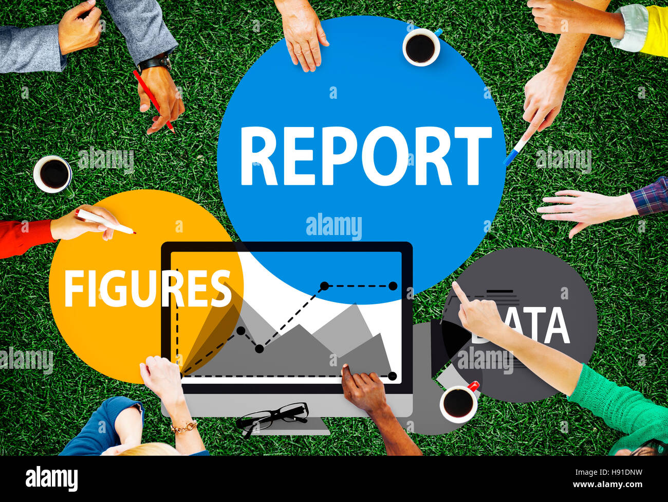 Financial Report Strategy Tactics Information Concept Stock Photo - Alamy