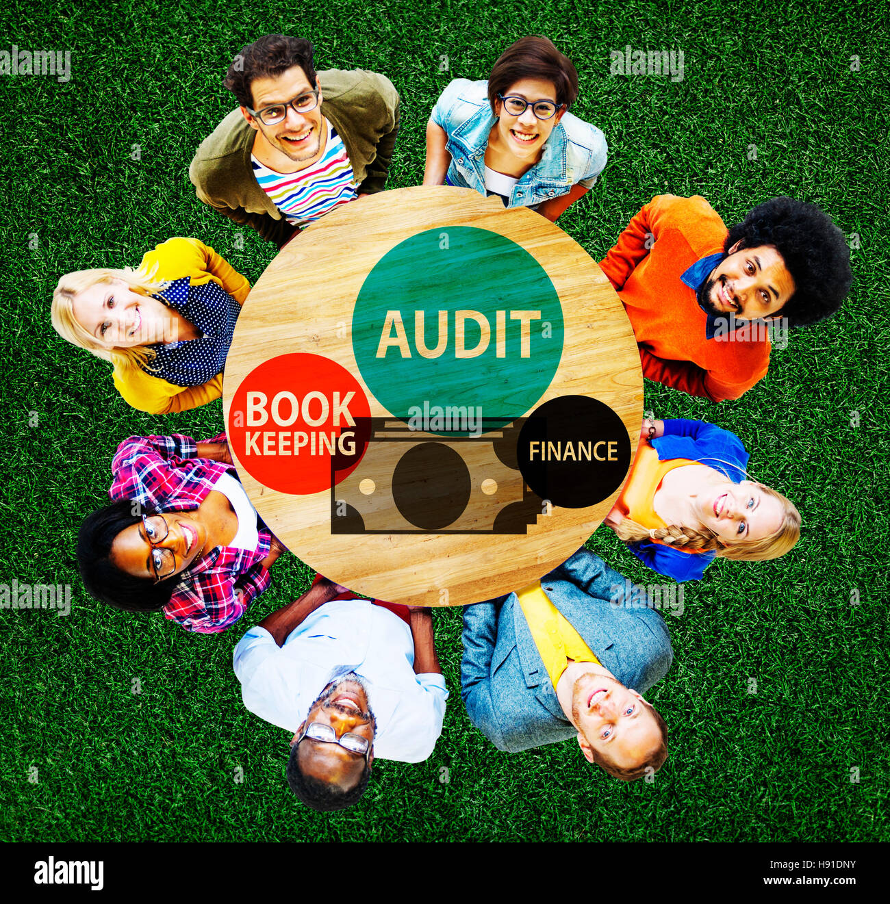 Audit Bookkeeping Finance Money Report Concept Stock Photo - Alamy