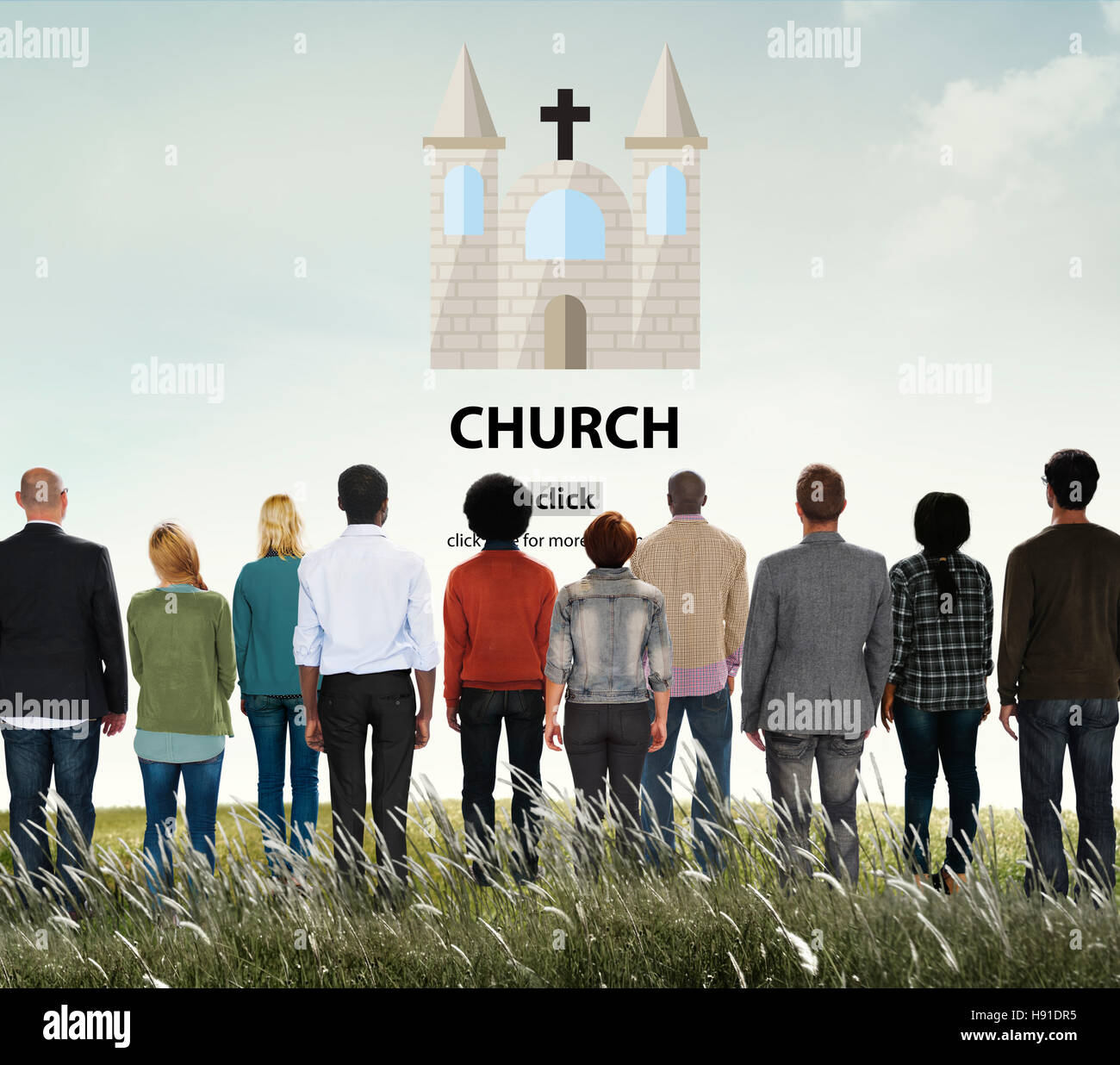 Church Christian Catholic Protestant Orthodox Believe Worship Concept ...