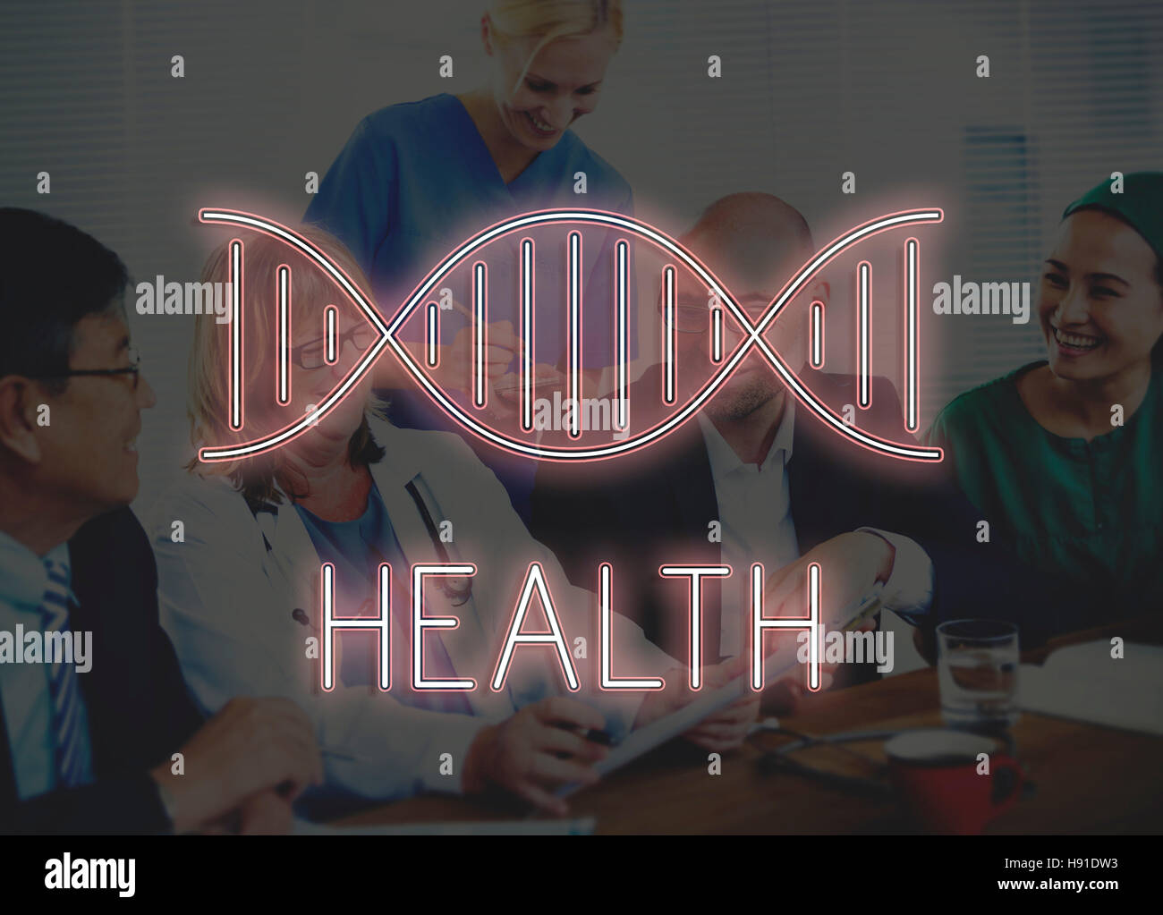 Health DNA Structure Symbol Concept Stock Photo - Alamy
