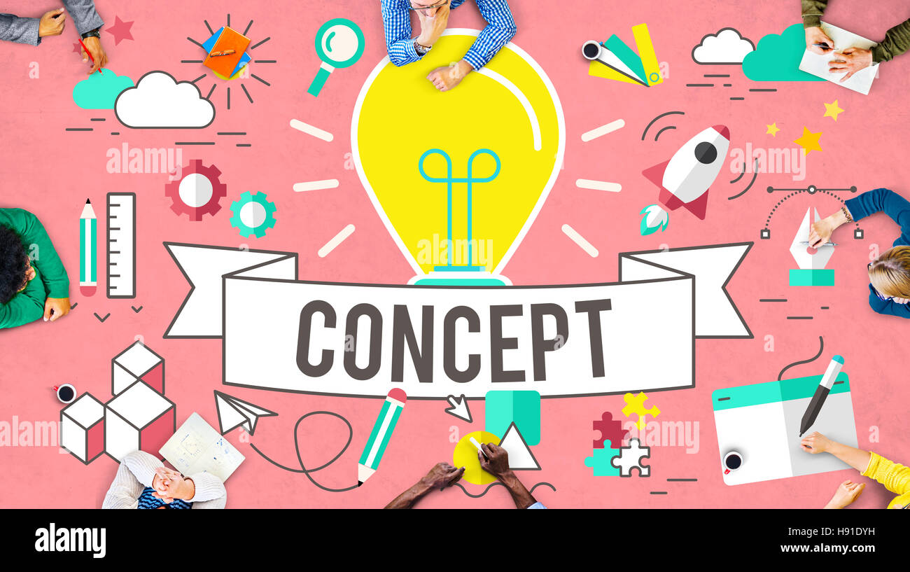 Conceptualize Ideas Creative Inspire Imagination Concept Stock Photo ...