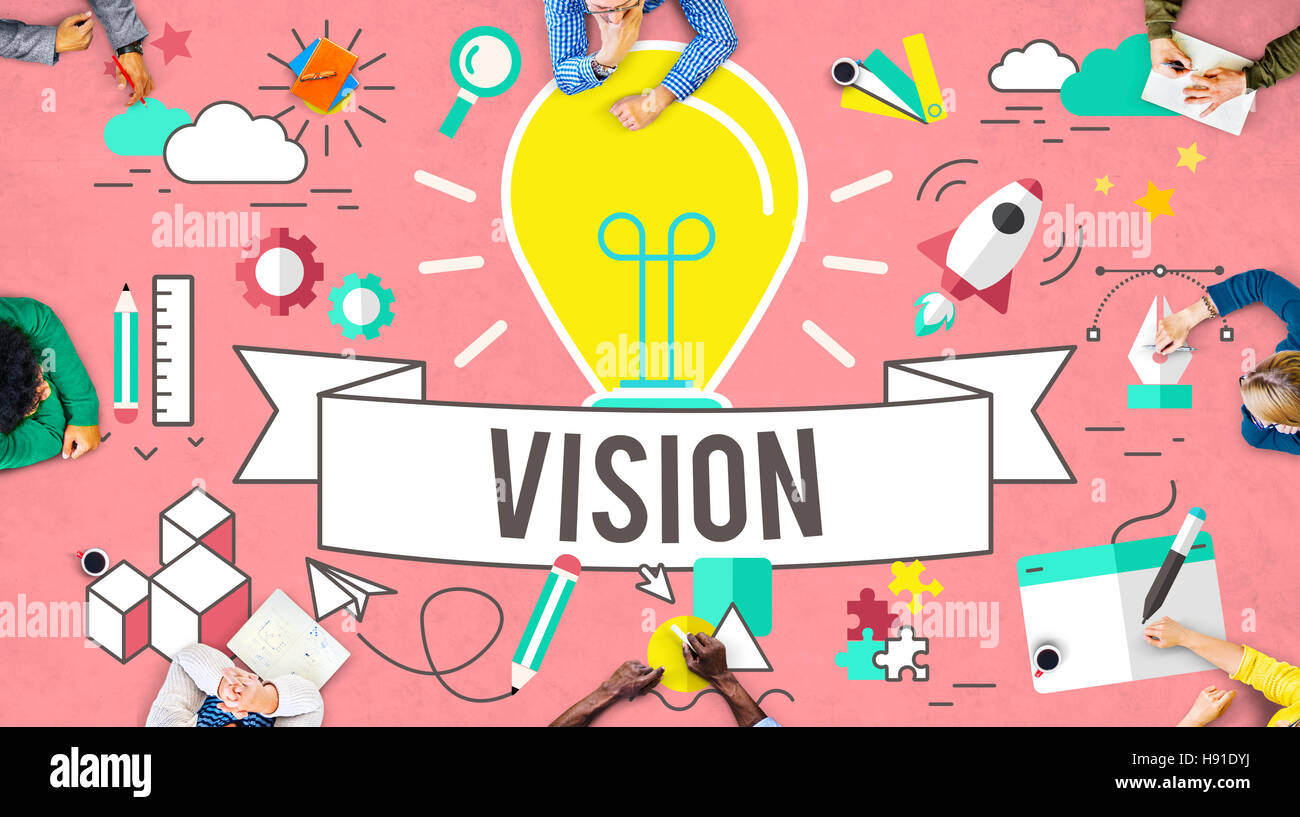 Vision Ideas Inspiration Imagination Creation Concept Stock Photo - Alamy