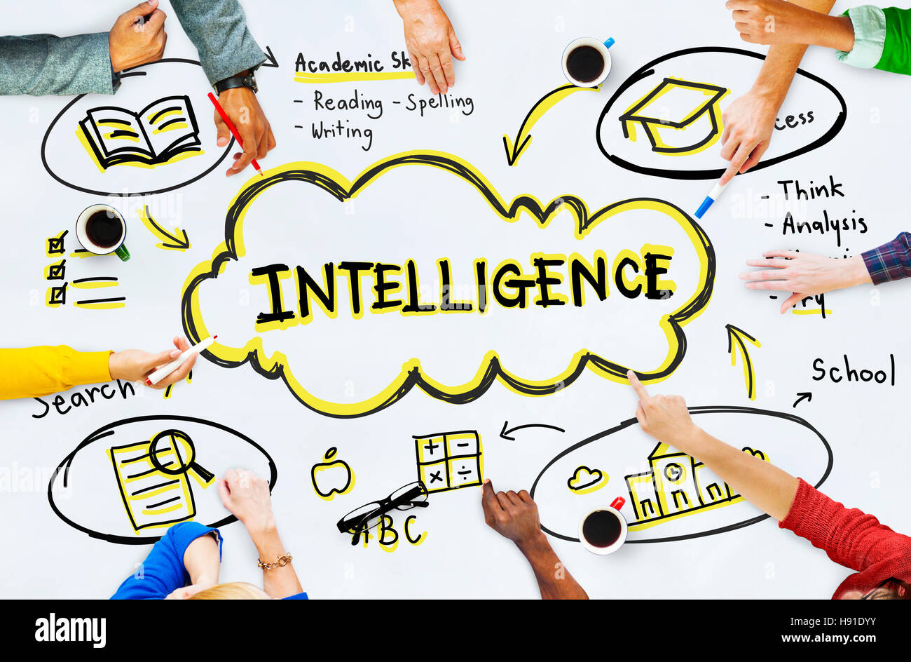 Lesson Training Study Knowledge Learning Concept Stock Photo - Alamy