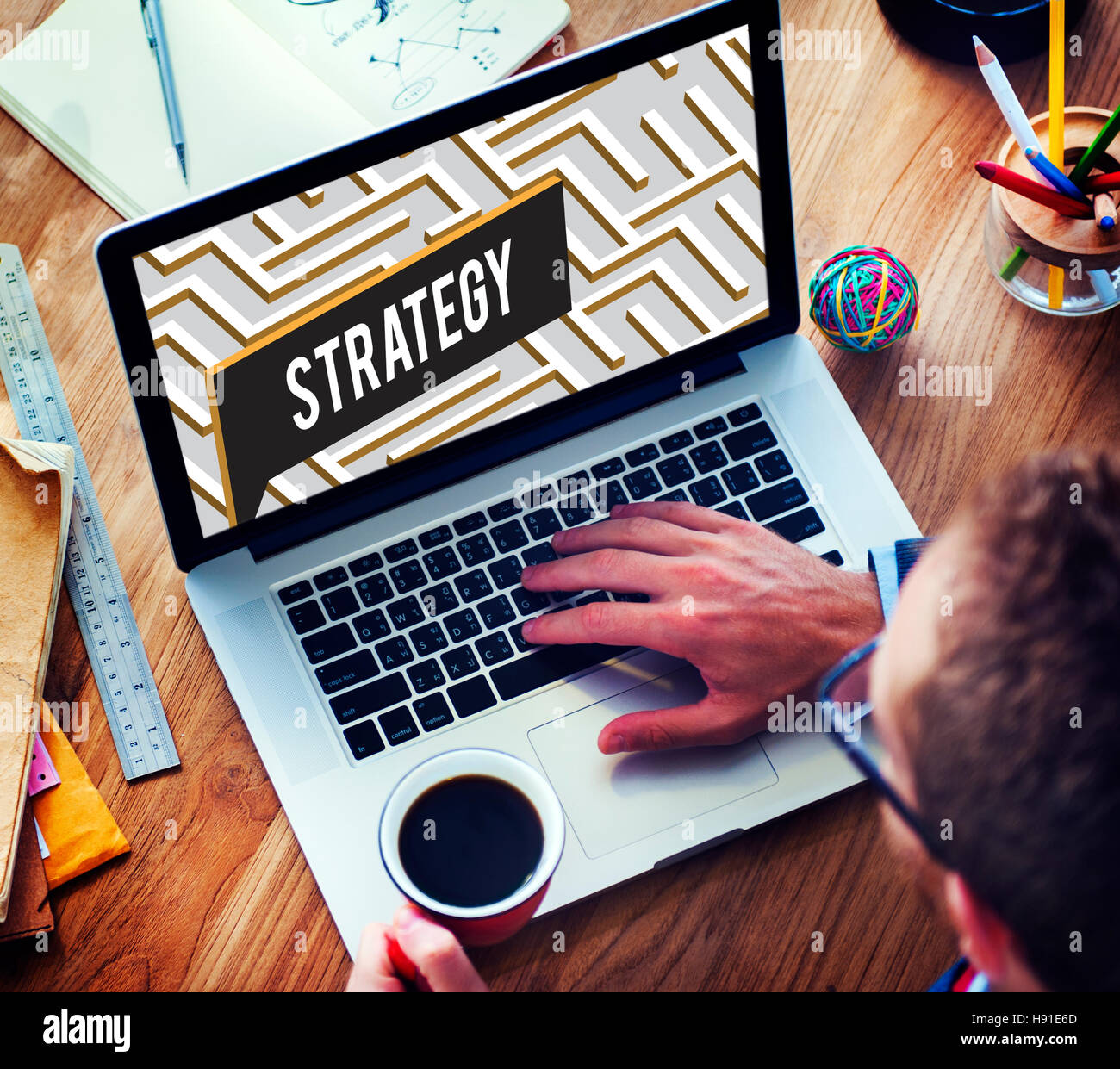 Strategy Maze Confusion Intricacy Concept Stock Photo - Alamy