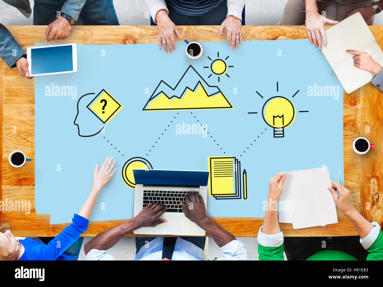 Ideas idea development solution hi-res stock photography and images - Alamy