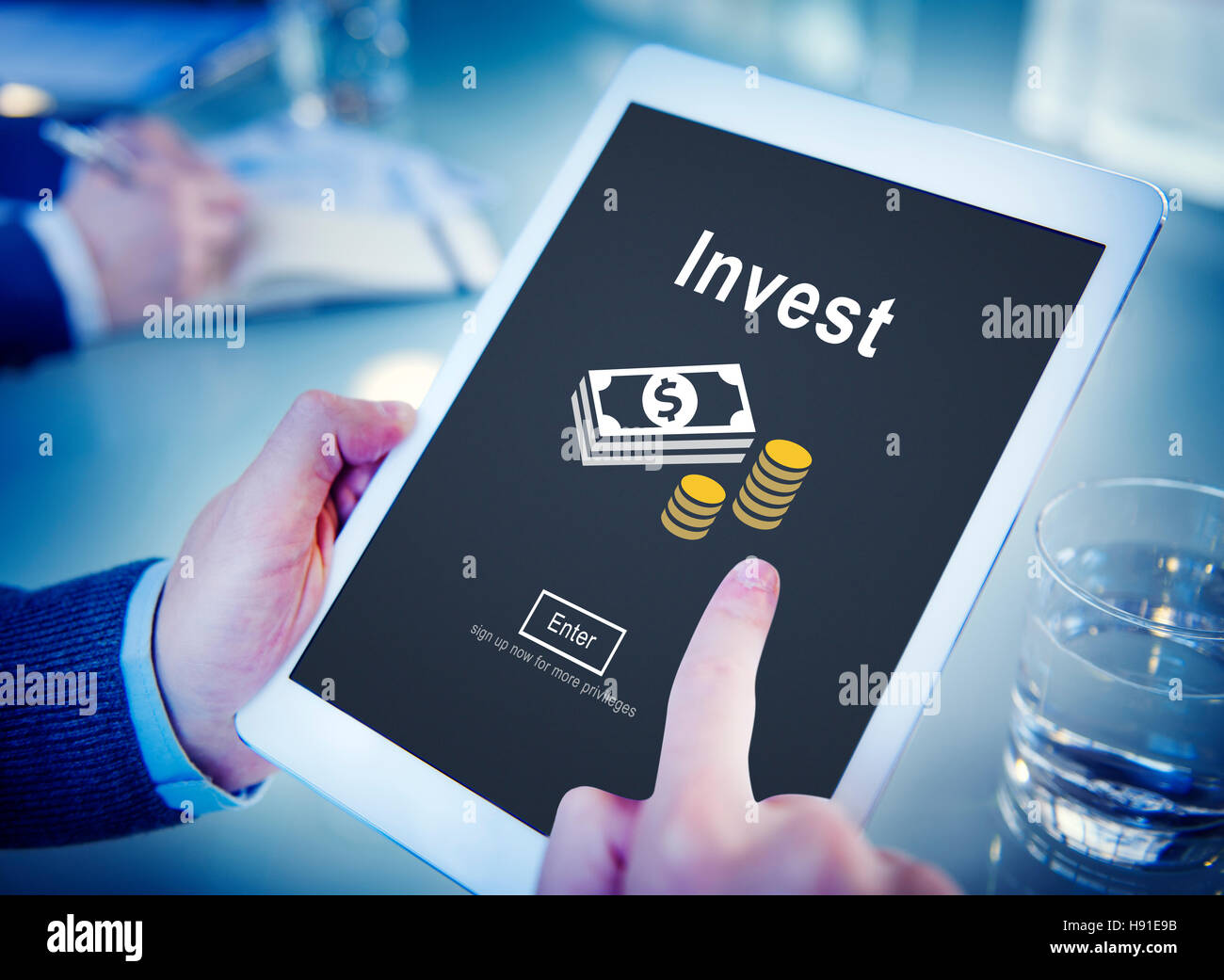 Invest Fund Banking Savings Business Concept Stock Photo - Alamy