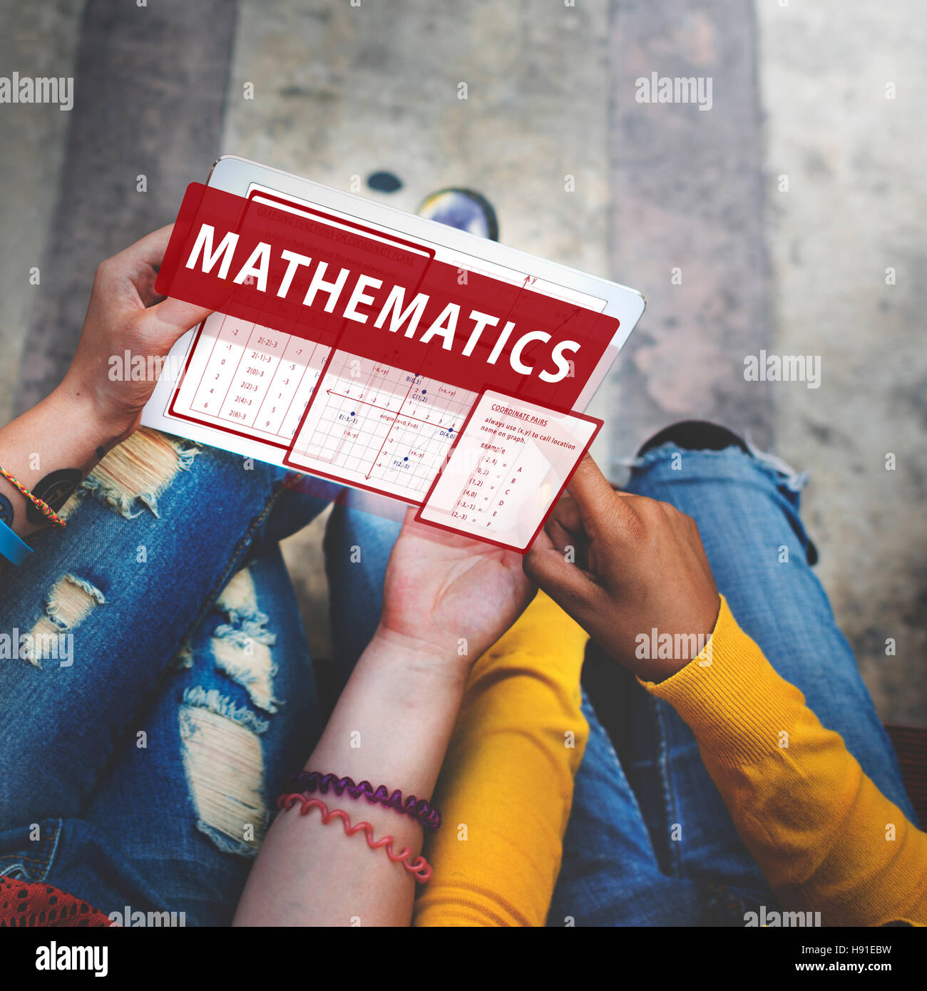 Mathematics Equation Calculate Algebra Function Concept Stock Photo - Alamy