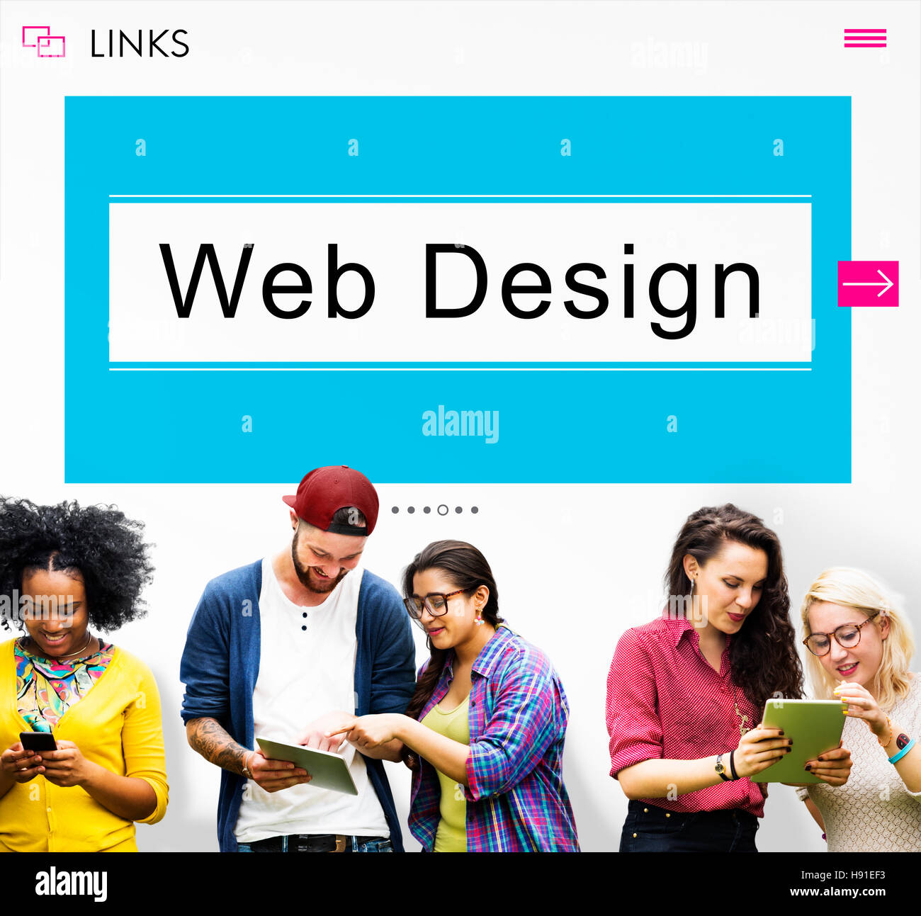 HTTP WWW Website Links Search Box Graphic Concept Stock Photo - Alamy