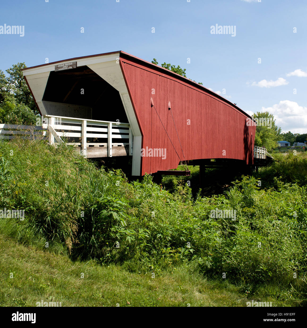 Cedar Bridge, Madison County, Iowa, USA Stock Photo - Alamy