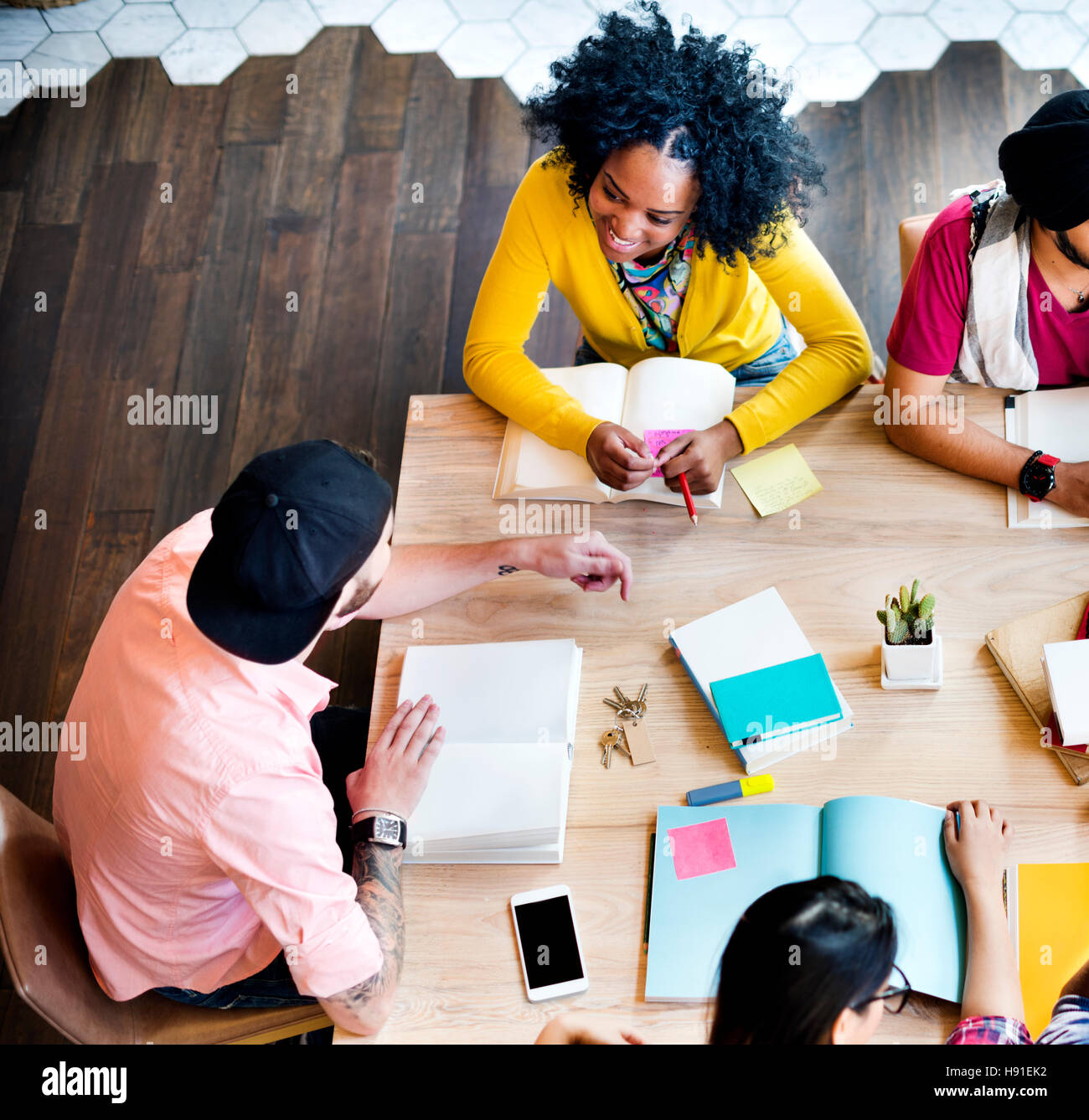 Colleagues Connection Student Relationship Team Concept Stock Photo - Alamy