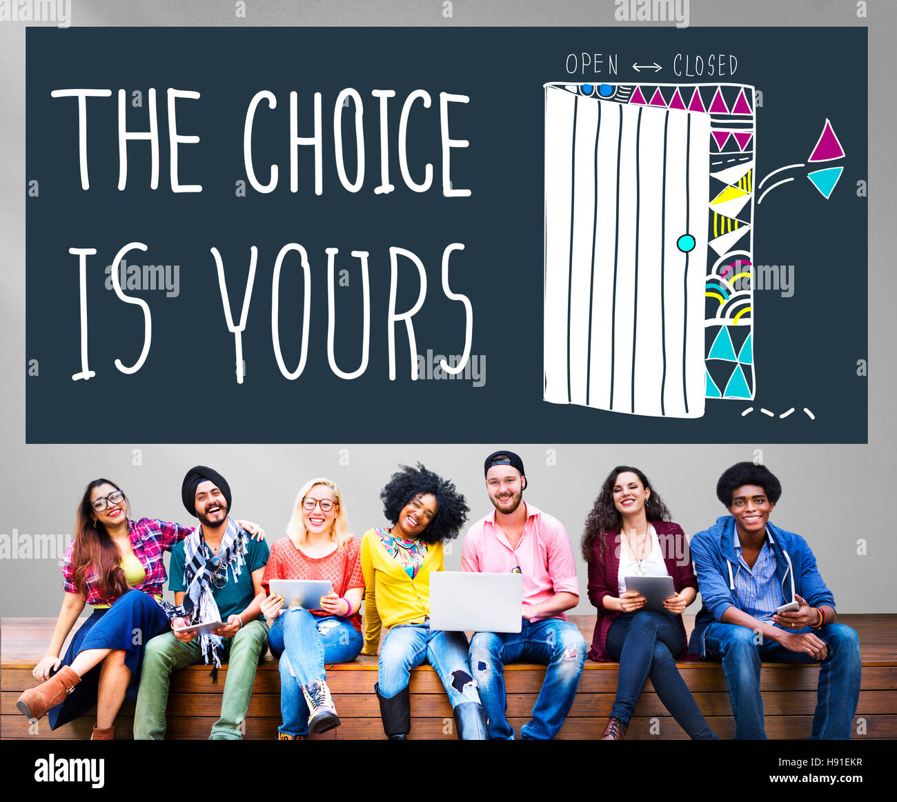 Choice Yours Chance Choosing Decision Pick Concept Stock Photo - Alamy