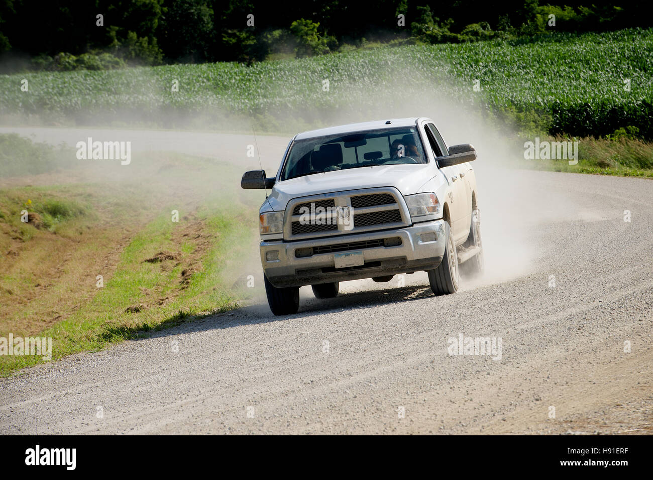 Dodge RAM pick up truck in Madison County, Iowa, USA Stock Photo - Alamy