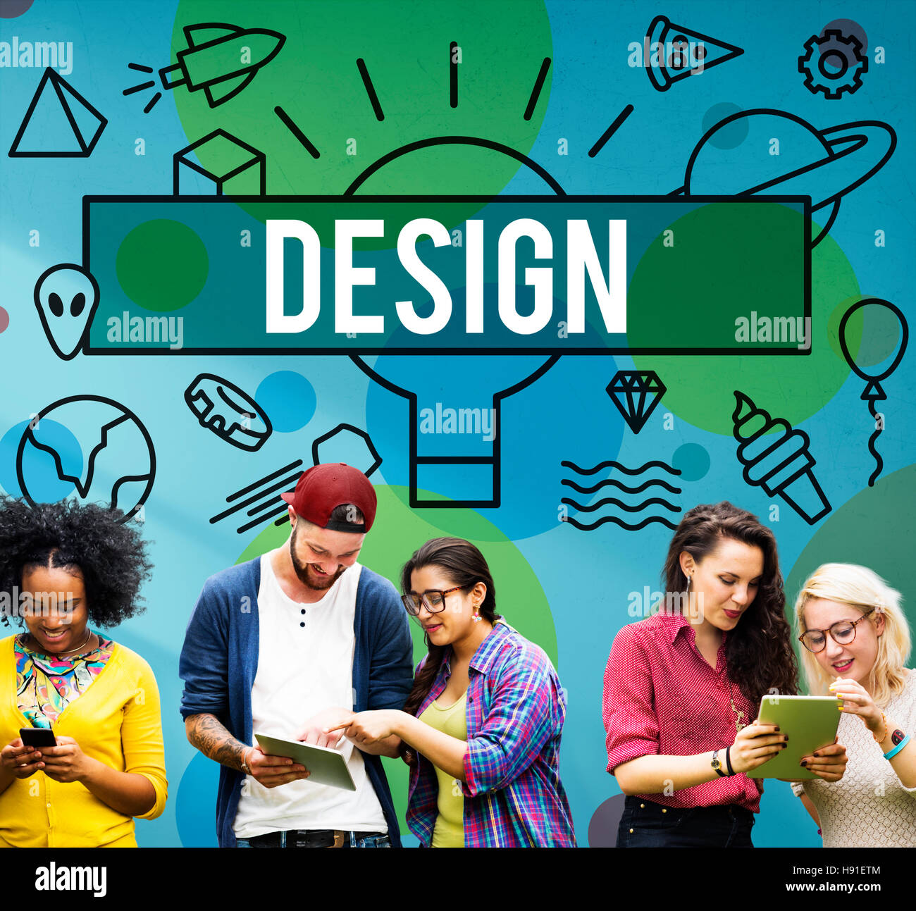 Design Creative Draft Ideas Model Planning Plan Concept Stock Photo - Alamy