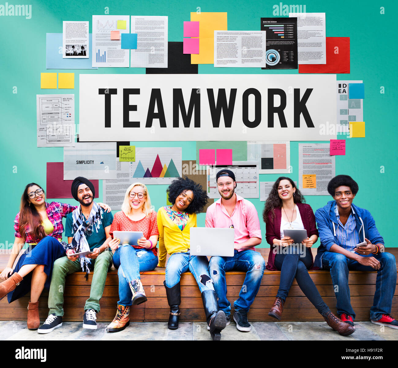 Teamwork Alliance Association Collaboration Concept Stock Photo - Alamy