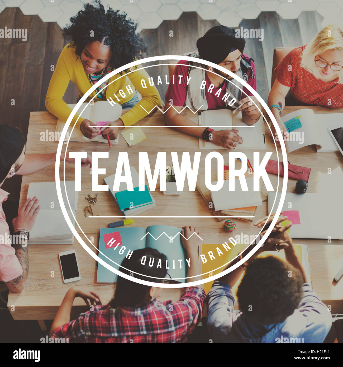 Team Building Collaboration Connection Corporate Teamwork Concept Stock ...