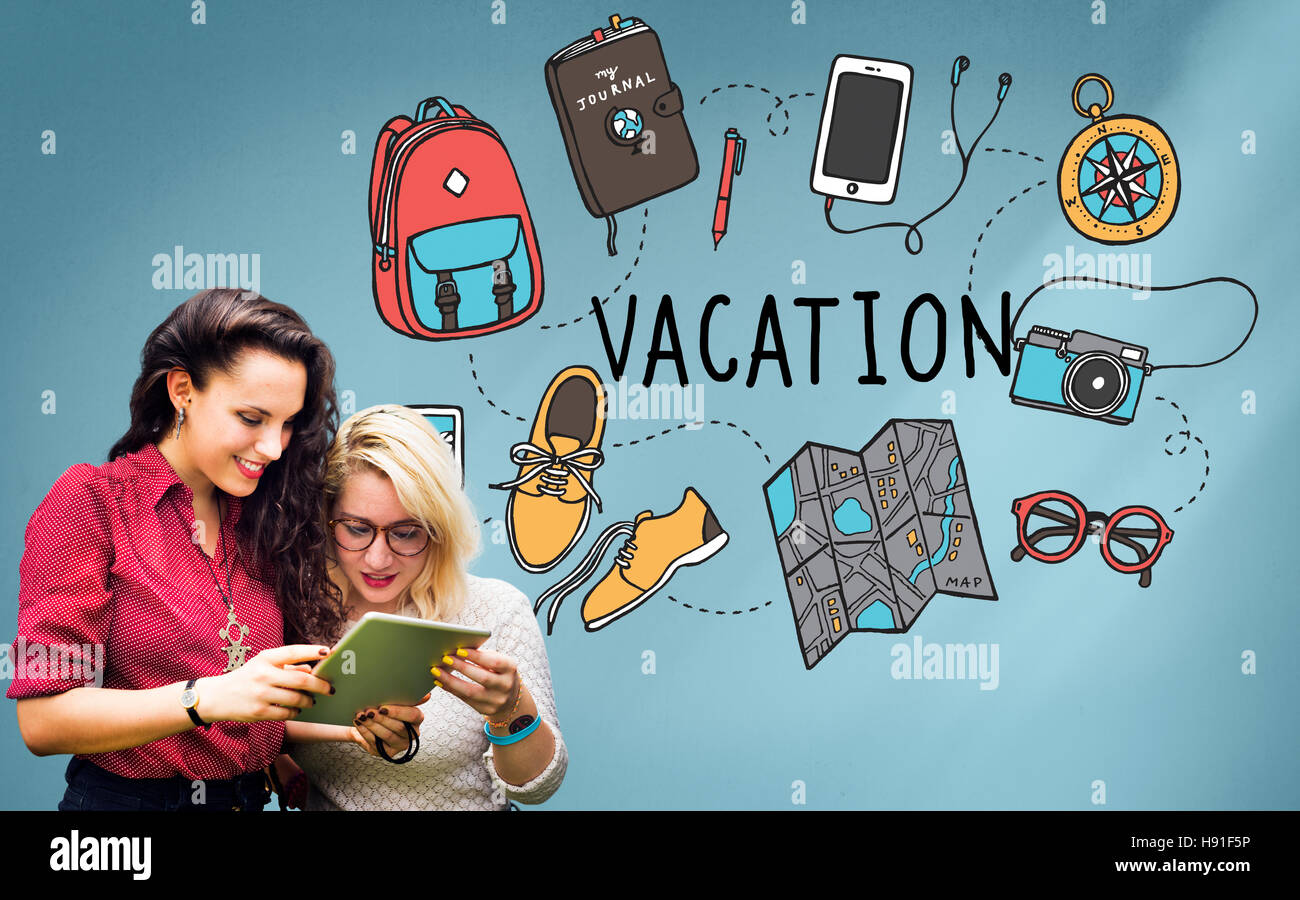 Vacation Wanderlust Travel Trip Concept Stock Photo - Alamy