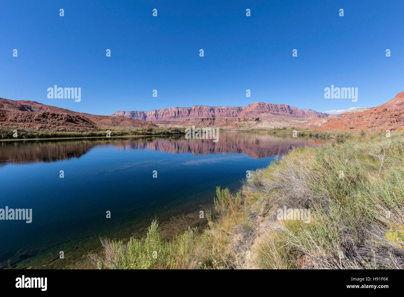 Colorado river near Lees Ferry at Glen Canyon National Recreation Area ...