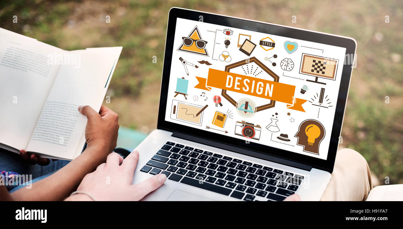 Design Creative Ideas Model Planning Sketch Concept Stock Photo - Alamy