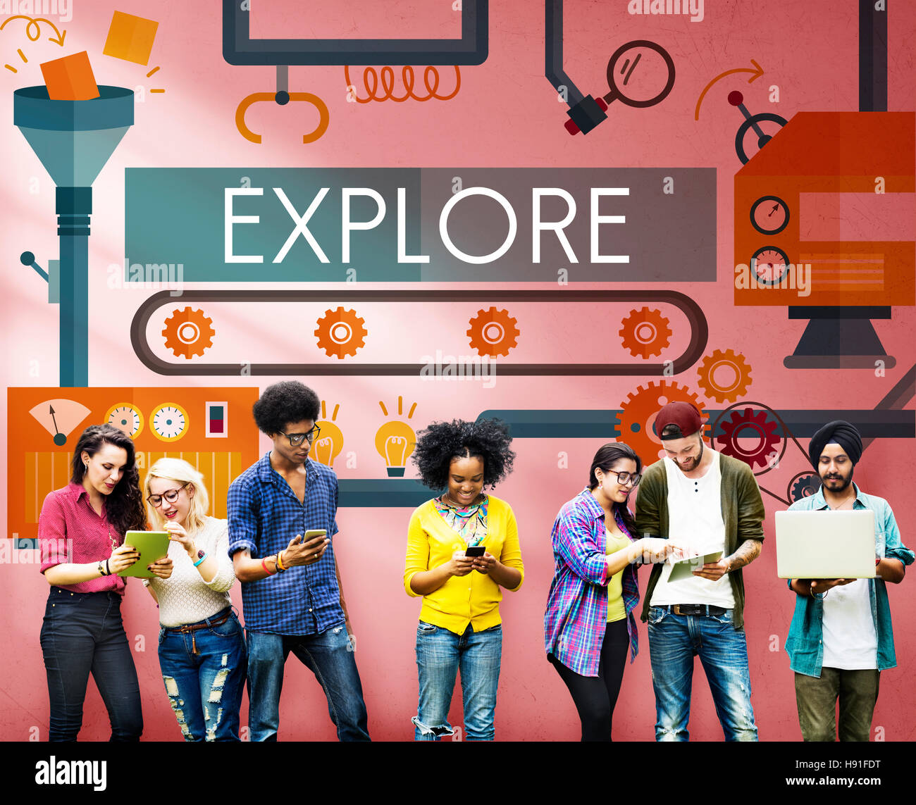 Experiment Explore Try Attempt Concept Stock Photo - Alamy