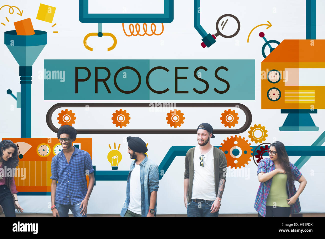 Process Method Production Operation System Concept Stock Photo - Alamy