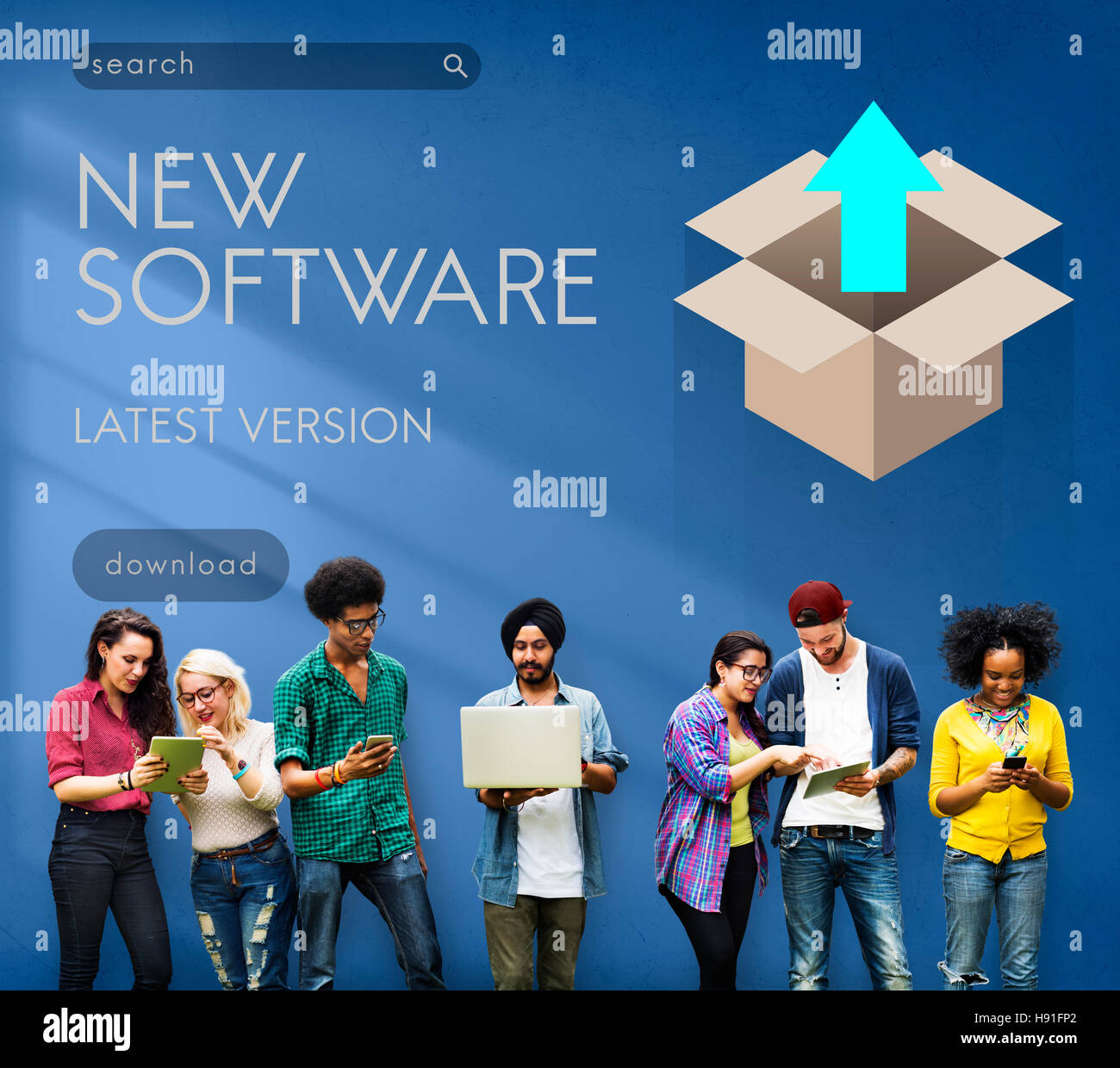 Upgrade Update New Version Better Graphics Concept Stock Photo - Alamy