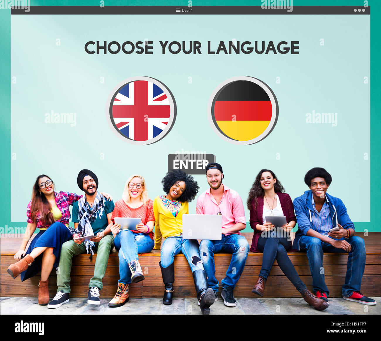 German language study hi-res stock photography and images - Alamy