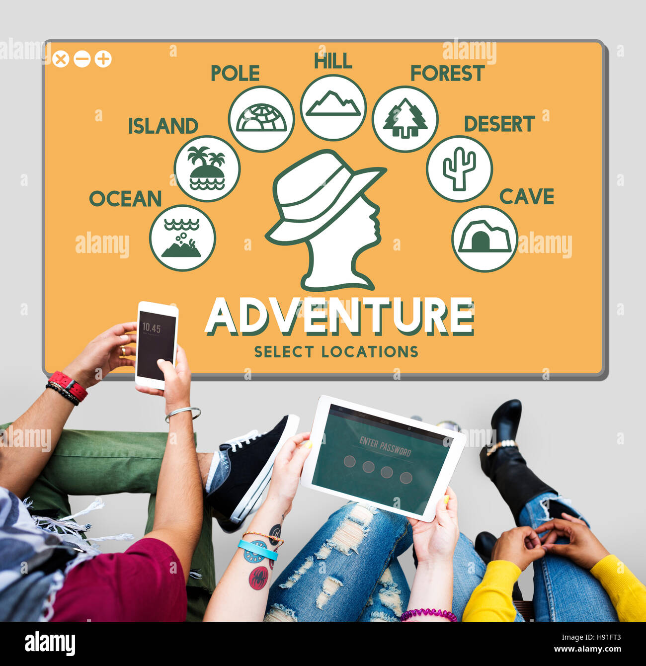 Adventure Travel Journey Experience Concept Stock Photo - Alamy