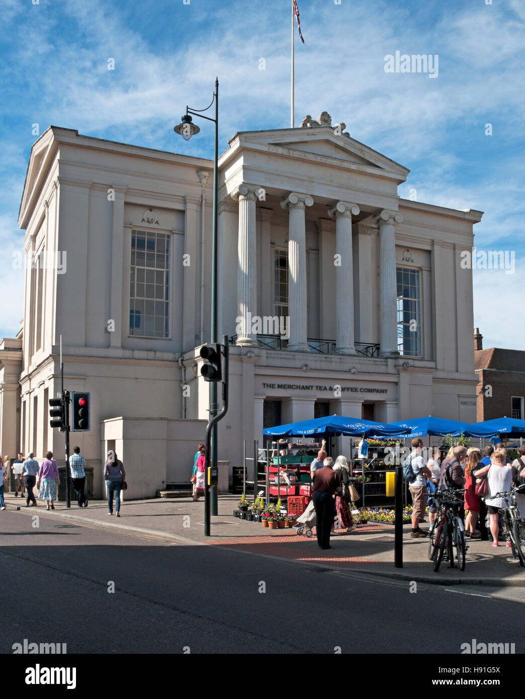 St Albans Old Town Hall Market Place, Hertfordshire, England Stock ...