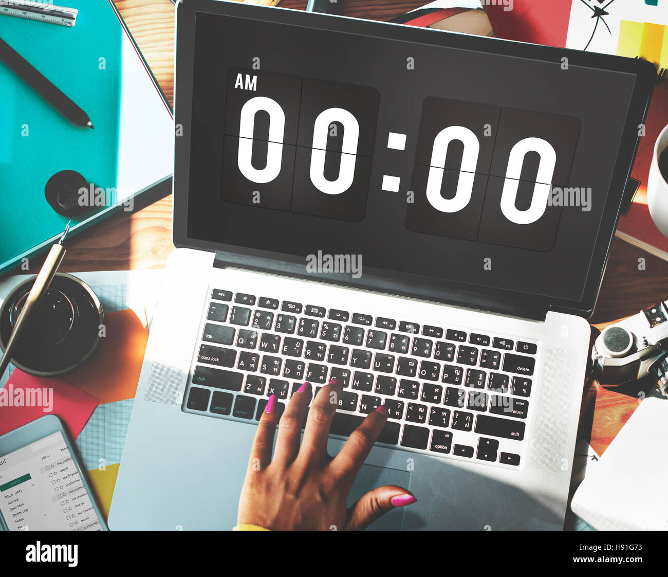Electronic timing hi-res stock photography and images - Alamy