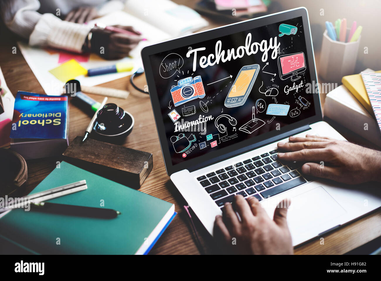 Technology Digital Innovation Internet Science Concept Stock Photo - Alamy