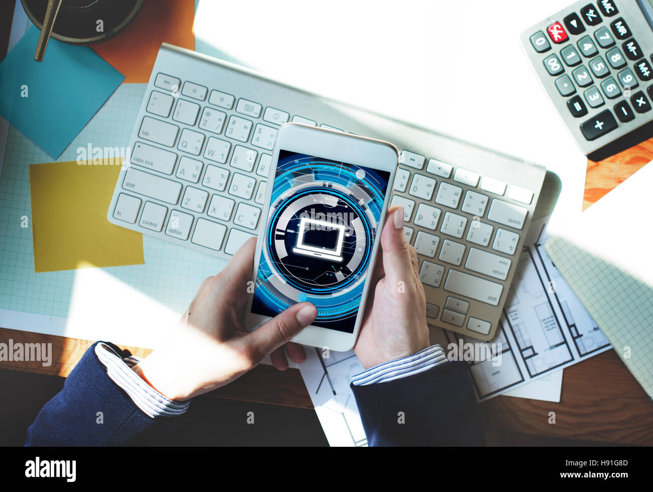 Computer Information Technology Connection Concept Stock Photo - Alamy