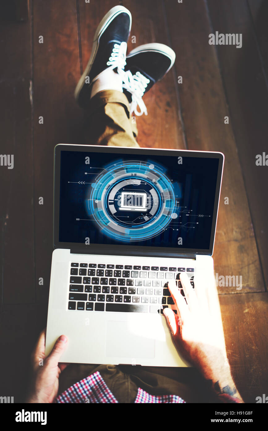 Computer Information Technology Connection Concept Stock Photo - Alamy