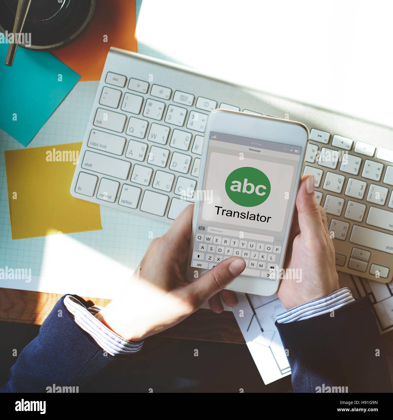 Translator Dictionary Language Interpreter Concept Stock Photo - Alamy