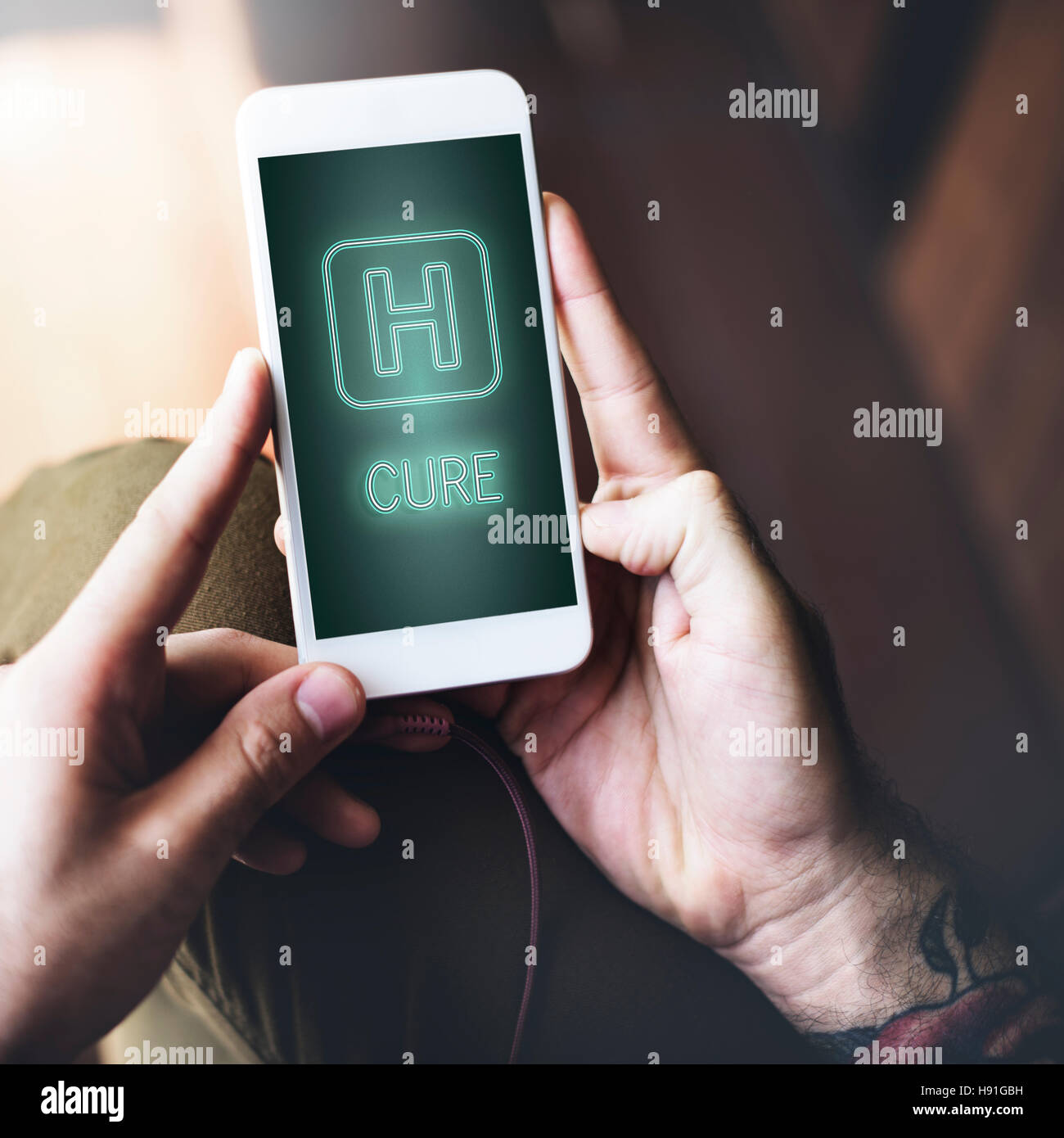 Hospital Cure Health Treatment Icon Graphic Concept Stock Photo - Alamy